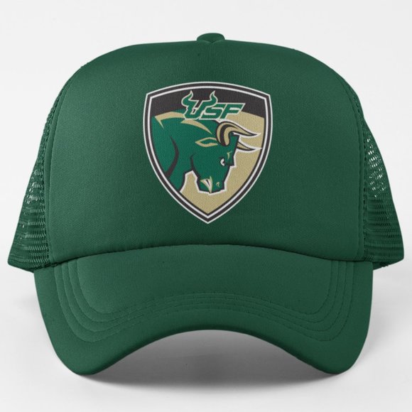 Accessories | New Usf South Florida Bulls Shield Logo Foam Trucker ...